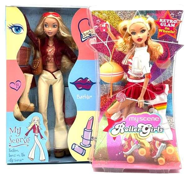 (2) My Scene Roller Girls And My Scene Fashion Barbie Teens - Kraft ...
