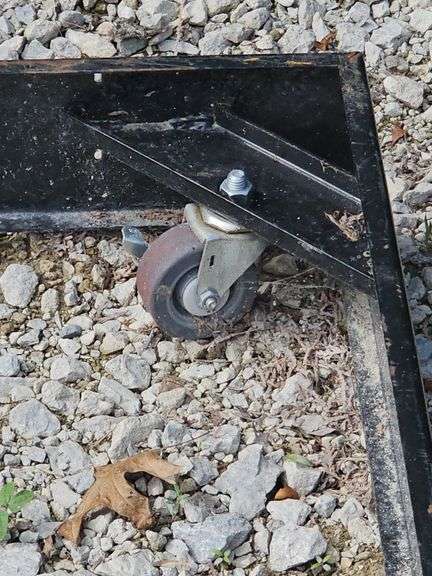 (AF) Two Metal Frame/Bases With Casters - Kraft Auction Service, LLC