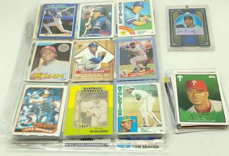 (ST) Baseball assorted collectable cards 95 total - Kraft Auction ...