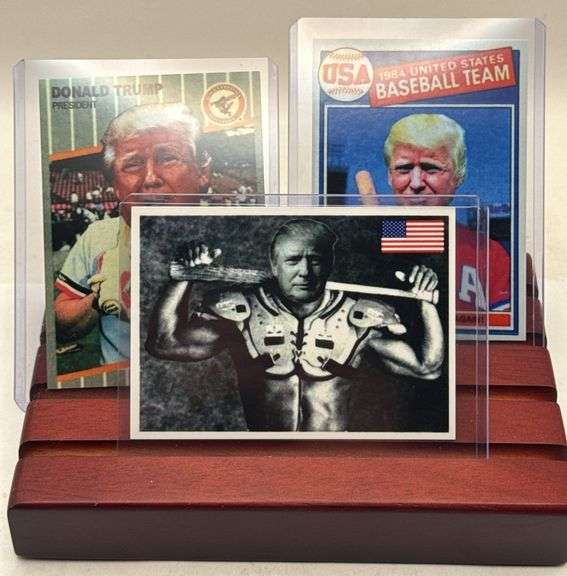 (BP) 3 Donald Trump Trading Card - Kraft Auction Service, LLC
