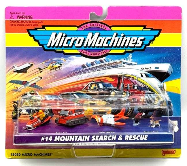 Micro Machines #14 Mountain Search & Rescue Set, Galoob 75030 - Kraft ...