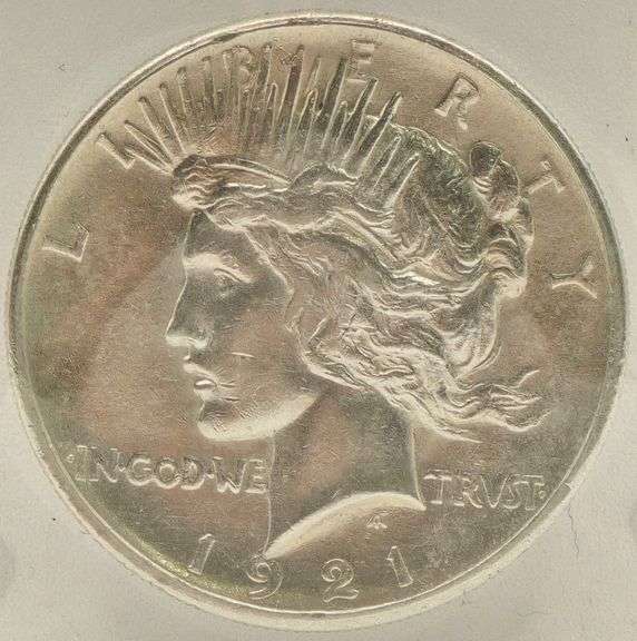 1921 High Relief U.S. Peace Silver Dollar - Kraft Auction Service, LLC