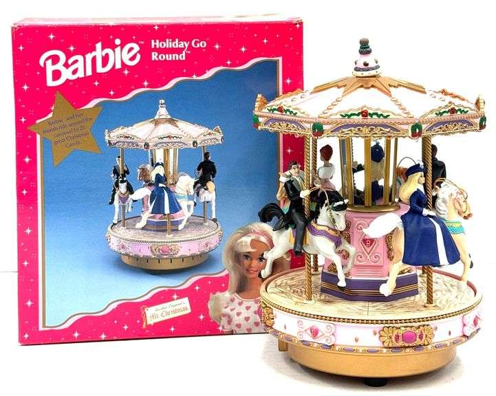 1998 Barbie Holiday Go Round That Plays 25 Christmas Carols - Kraft ...