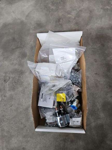 (II) Tote with Hardhats, Brake Cleaner, Nuts & Bolts and more. - Kraft ...