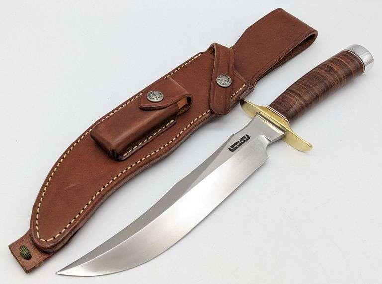 Randall Knife Society Model 4-8 Fighter w/ Sheath - Kraft Auction ...