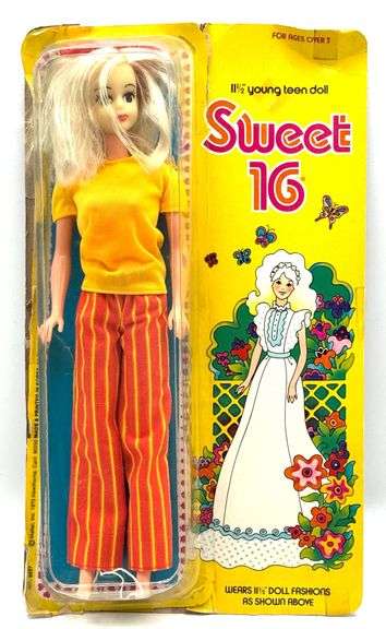 1975 Mattel Sweet 16 11 1/2" Young Teen Doll - Kraft Auction Service, LLC