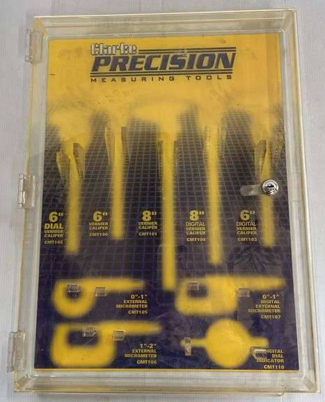 (ZZ) Clarke Precision Measuring Tools Display Case, Empty - Kraft ...