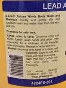 D-Lead Deluxe Whole Body Wash & Shampoo - Kraft Auction Service, LLC