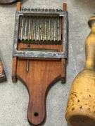 Primitive Wooden Butter Molds, Wooden Mandolin Food Slicer/Grater ...