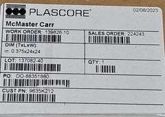 Plascore Honeycomb Panels. - Kraft Auction Service, LLC