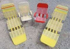 (S) Folding Jelly Beach Chairs - Kraft Auction Service, LLC