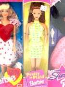 Barbie 1991 Pretty Hearts Special Edition Barbie Doll, 1993 Superstar ...