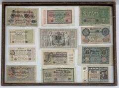 (II)12 Pc. WW1 & Post WW1 German Inflation Currency - Kraft Auction ...