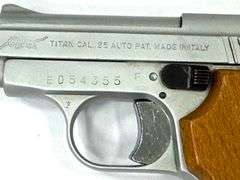 Titan .25 Caliber Semi-Automatic Pistol - Kraft Auction Service, LLC