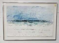 Ken Ecker Watercolor Landscape Painting on Paper - Kraft Auction ...