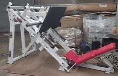 Hammer Strength Plate Loaded Linear Leg Press Machine - Kraft Auction ...