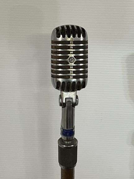 (K) VINTAGE SHURE UNIDYNE MODEL 55S MICROPHONE and stand - Kraft ...