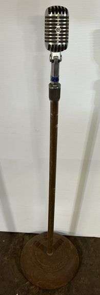 (K) VINTAGE SHURE UNIDYNE MODEL 55S MICROPHONE and stand - Kraft ...