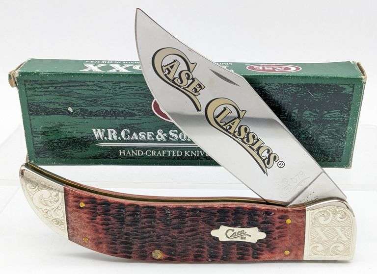 Ltd 2010 Case XX Case Classics Walnut Bone 1 of 200 Large Clasp Folding ...