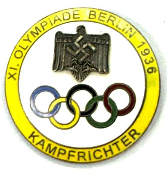 German WW2 1936 Olympic Judge Badge - Kraft Auction Service, LLC