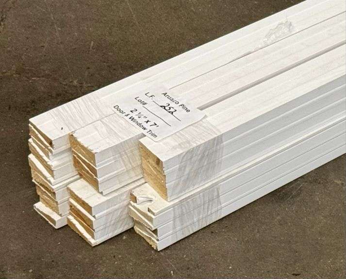 252 Lineal Foot Arauco Pine 2-1/4in x 7ft Door & Window Trim - Kraft ...