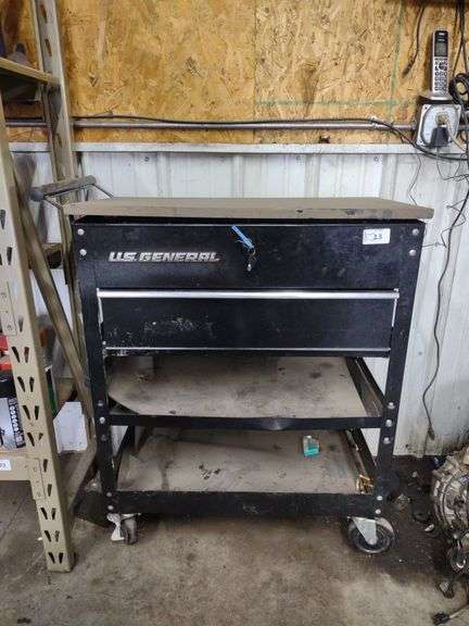 US General 1-Drawer Tool Cart - Kraft Auction Service, LLC