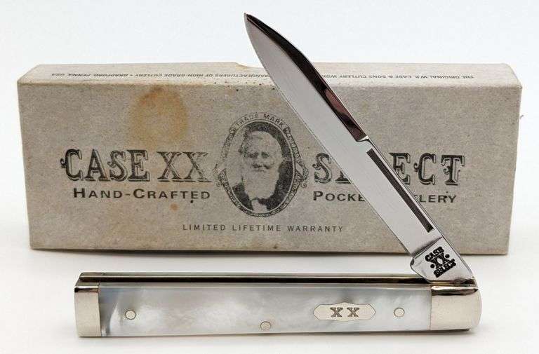 2001 Case XX Select File Worked Pearl Doctor's Knife 8185 w/ Box ...