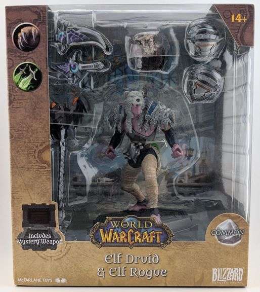 2023 McFarlane Toys World Of Warcraft Elf Druid & Elf Rogue 6" Action ...
