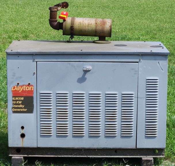 (AU) Dayton 10KW Standby Generator - Kraft Auction Service, LLC