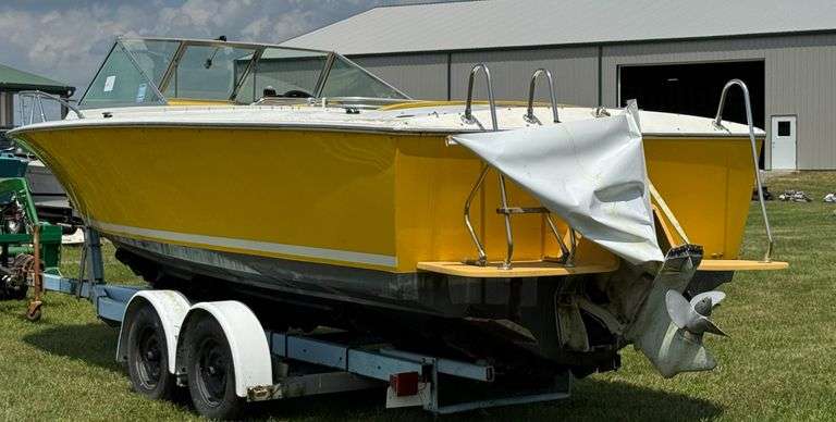 1975 23ft Chris Craft Overnighter, Small Block Chevy 350 *Project Boat ...