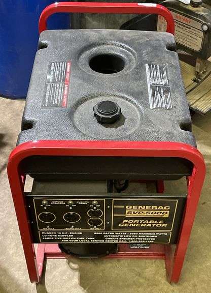 (GH) Generac SVP-5000 Portable Generator - Kraft Auction Service, LLC