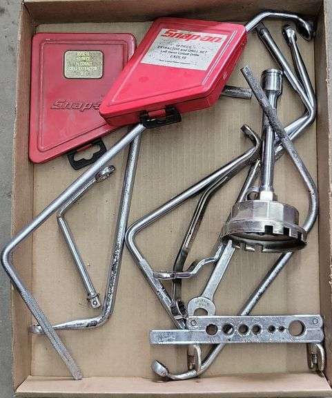 Snap-On Extractor And Drill Sets, Oil Filter Wrench, Combination ...