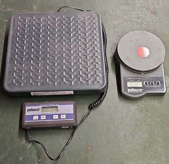Lot Of 2 Pelouze Inc. Portable Digital Scale's. - Kraft Auction Service ...