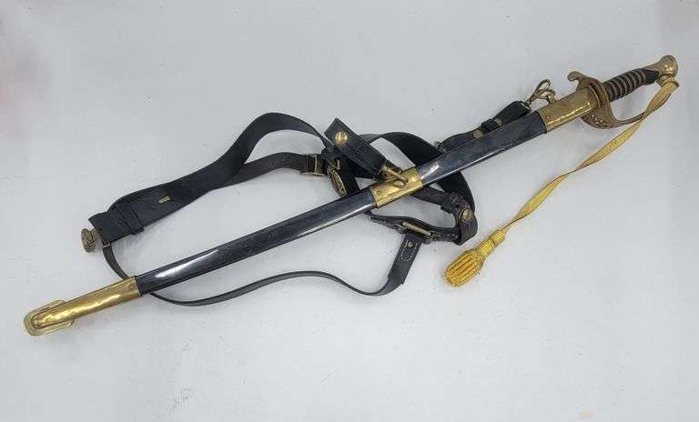 (A) Civil War Replica Officer Sword - Kraft Auction Service, LLC