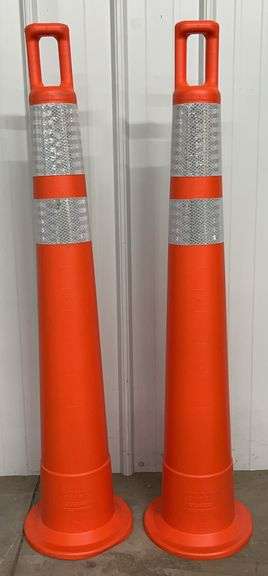 (II) Two Plasticade Watchtower Stacker Cones - Kraft Auction Service, LLC