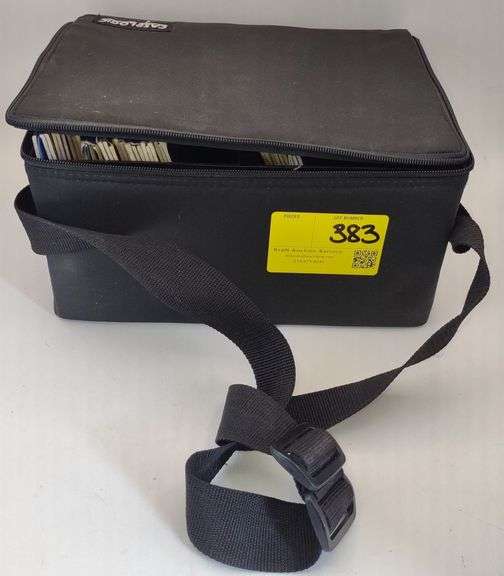 Audio Cassette Carry Case w/ Empty Collector Coin Books - Kraft Auction ...
