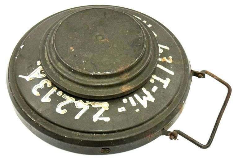 U.S WW2 German Anti-Tank Tellermine Training Mine - Kraft Auction ...