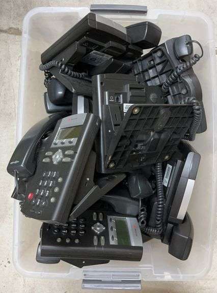 (BF) Box Lot Of Landline Office Phones - Kraft Auction Service, LLC