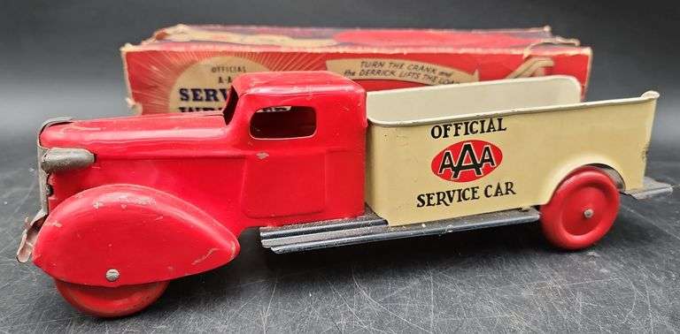 (BA) Wyandotte Steel AAA Service Truck Toy - Kraft Auction Service, LLC