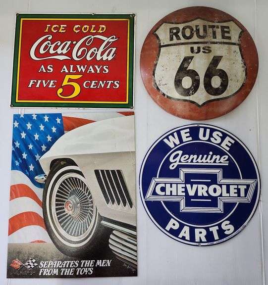 (U) Reproduction Metal Signs - Kraft Auction Service, LLC