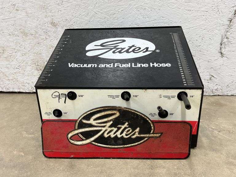 (AL) Gates Vacuum And Fuel Line Hose Display And Gates Sign - Kraft ...