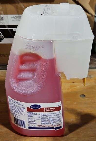 Diversey Brand Final Step Sanitizer. - Kraft Auction Service, LLC