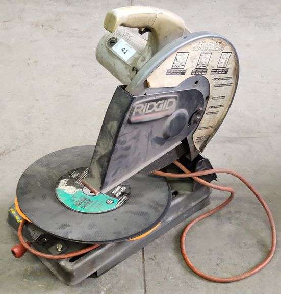 Ridgid 14" Abrasive Cut-Off Machine - Kraft Auction Service, LLC