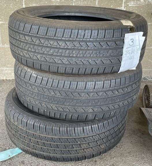 (WX) (3) Milestat 245/60/18 Tires - Kraft Auction Service, LLC