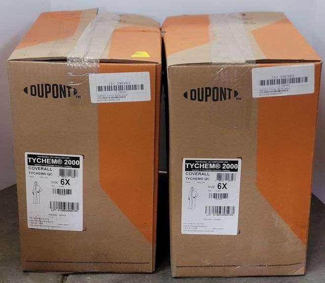 (ZZ) Dupont Tychem Coveralls - Kraft Auction Service, LLC