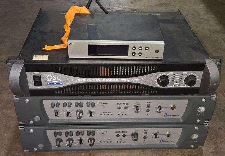 (GH) QSC Audio and Digidesign power amplifier. - Kraft Auction Service, LLC