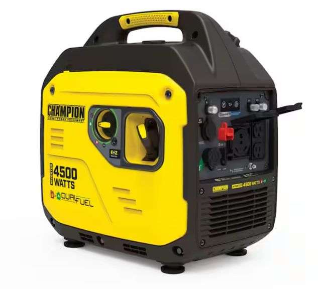 (CV) Champion 2500/1850 Watt Gasoline & Propane Dual Fuel Inverter ...