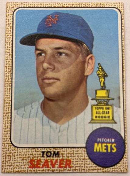 1968 Tom Seaver All Star Rookie Topps Baseball Trading Card - Kraft ...