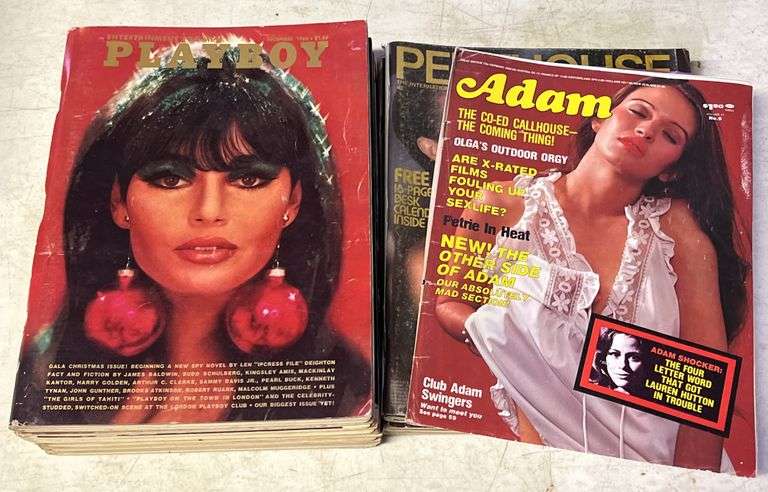 (WX)(10) 1960s , 1970s Playboys , Penthouse and Adam Magazines - Kraft ...