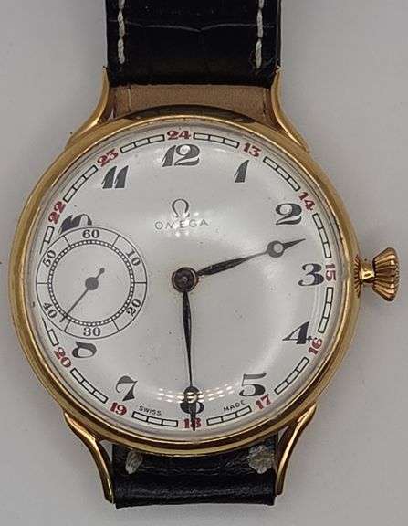 (M) Omega Swiss Made Watch With Seconds Dial - Kraft Auction Service, LLC